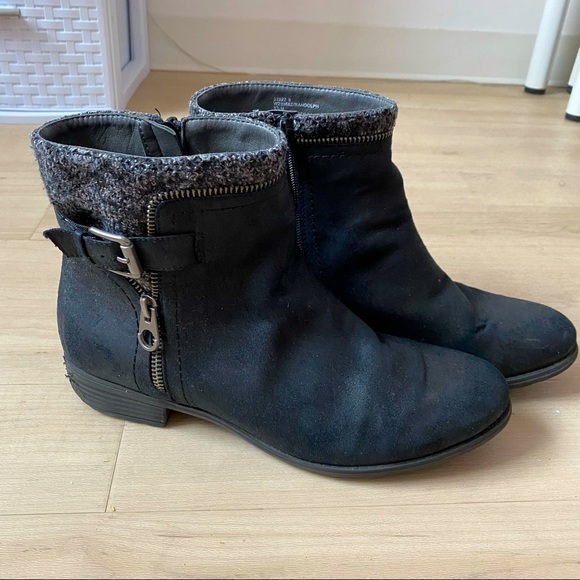 Laura Scott | Shoes | Laura Scott Black Ankle Boots | Poshmark